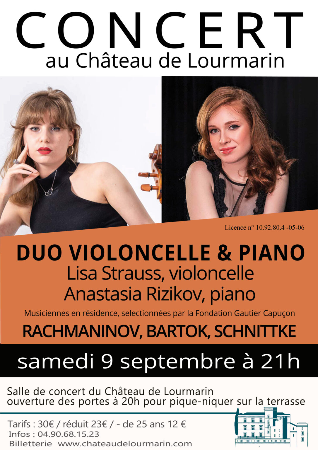 Duo violoncelle piano. Lisa Strauss, violoncelle & Anastasia Rizikov ...
